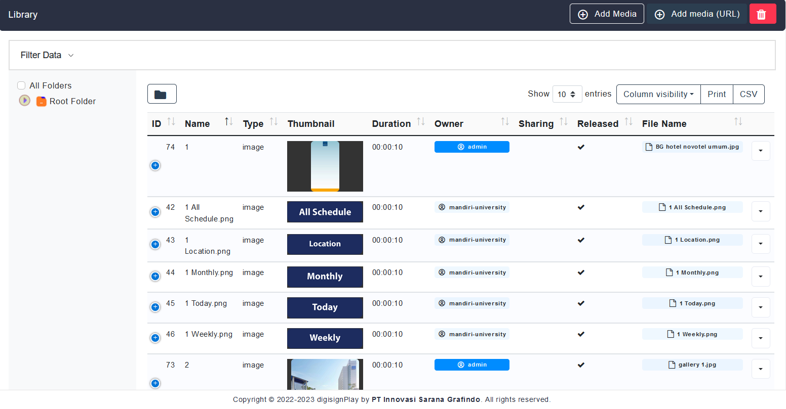 Welcome | digisignPlay